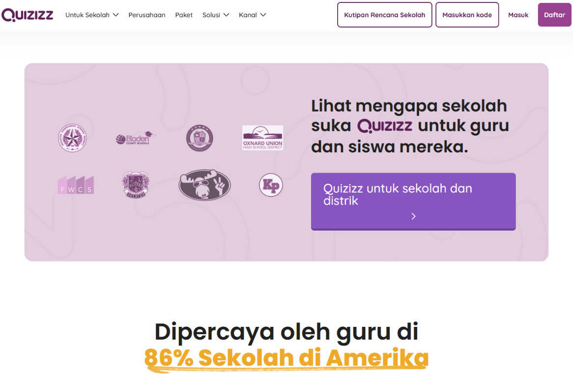 Jasa Bayar Quizizz: Platform Pembelajaran Interaktif | PembayaranKU